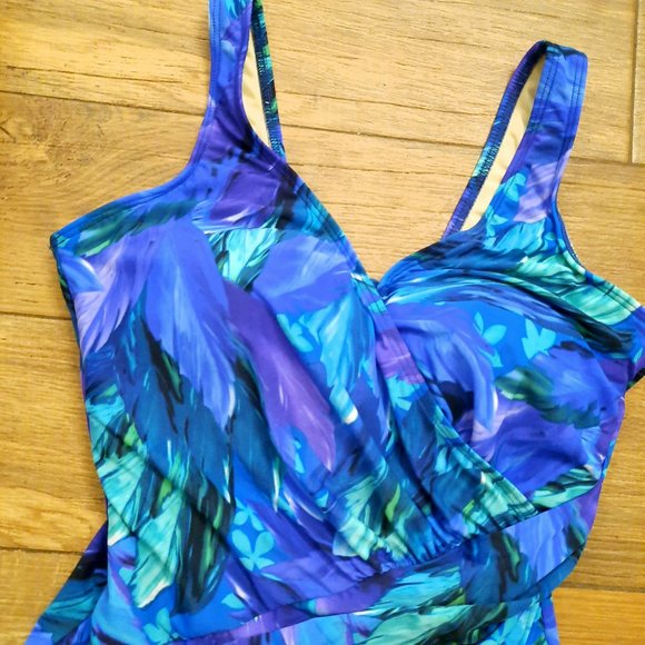 Miraclesuit | Swim | Miraclesuit Flamenco Oceanus Blue Bathing Swim ...